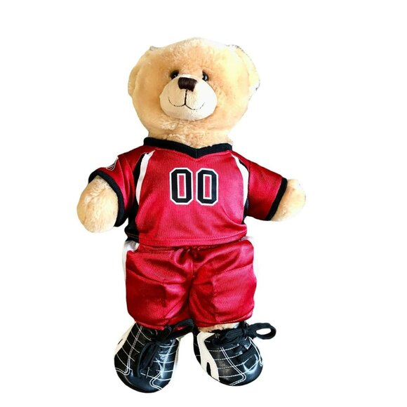 Build-A-Bear | Toys | Build A Bear Teddy Bear Plush Football Used ...